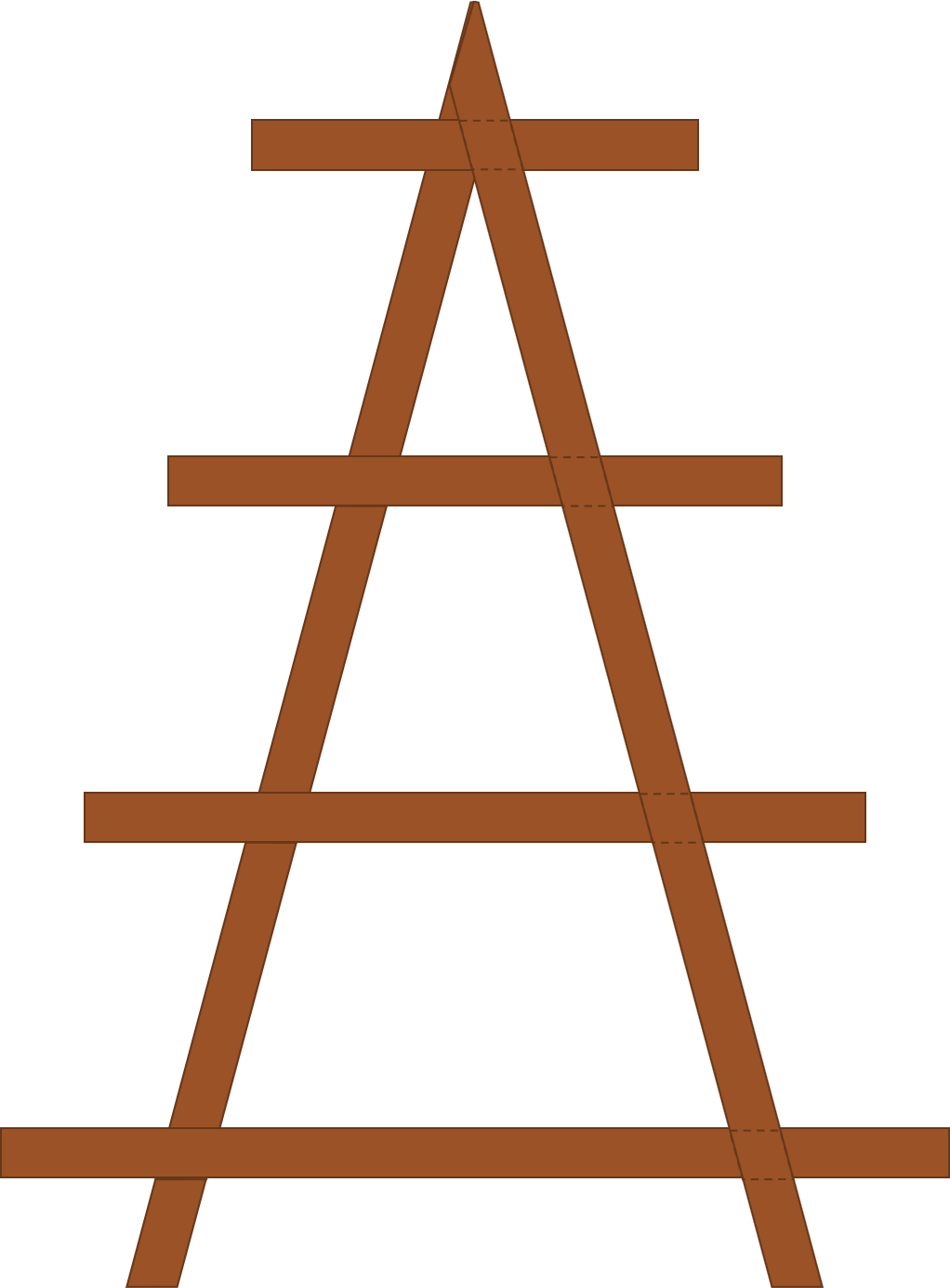 Building a Modular A-Frame Plant Stand – The Surly Curmudgeon